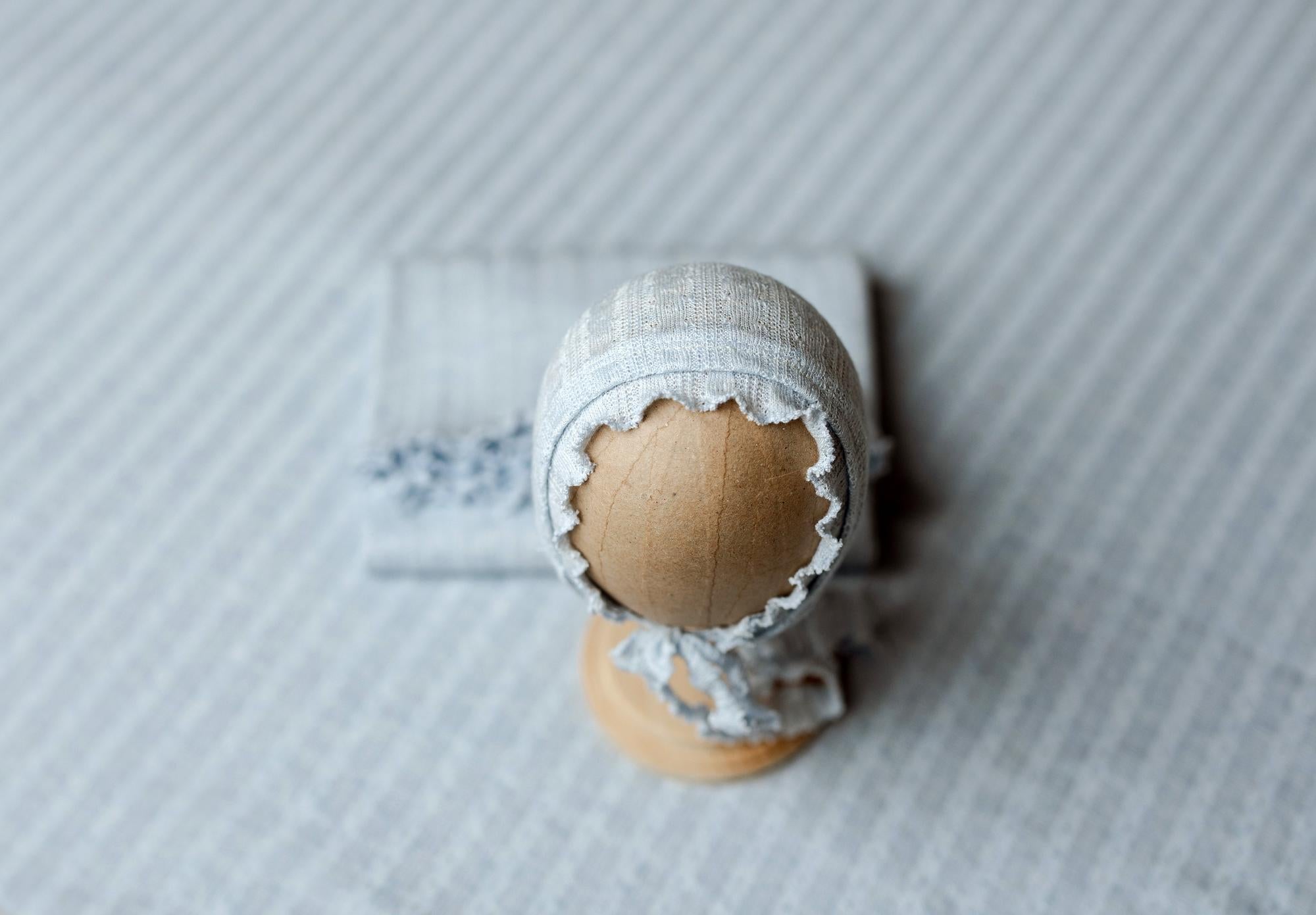 Fairytale | Sky Blue Ruffle Bonnet – Little Moon Boutique